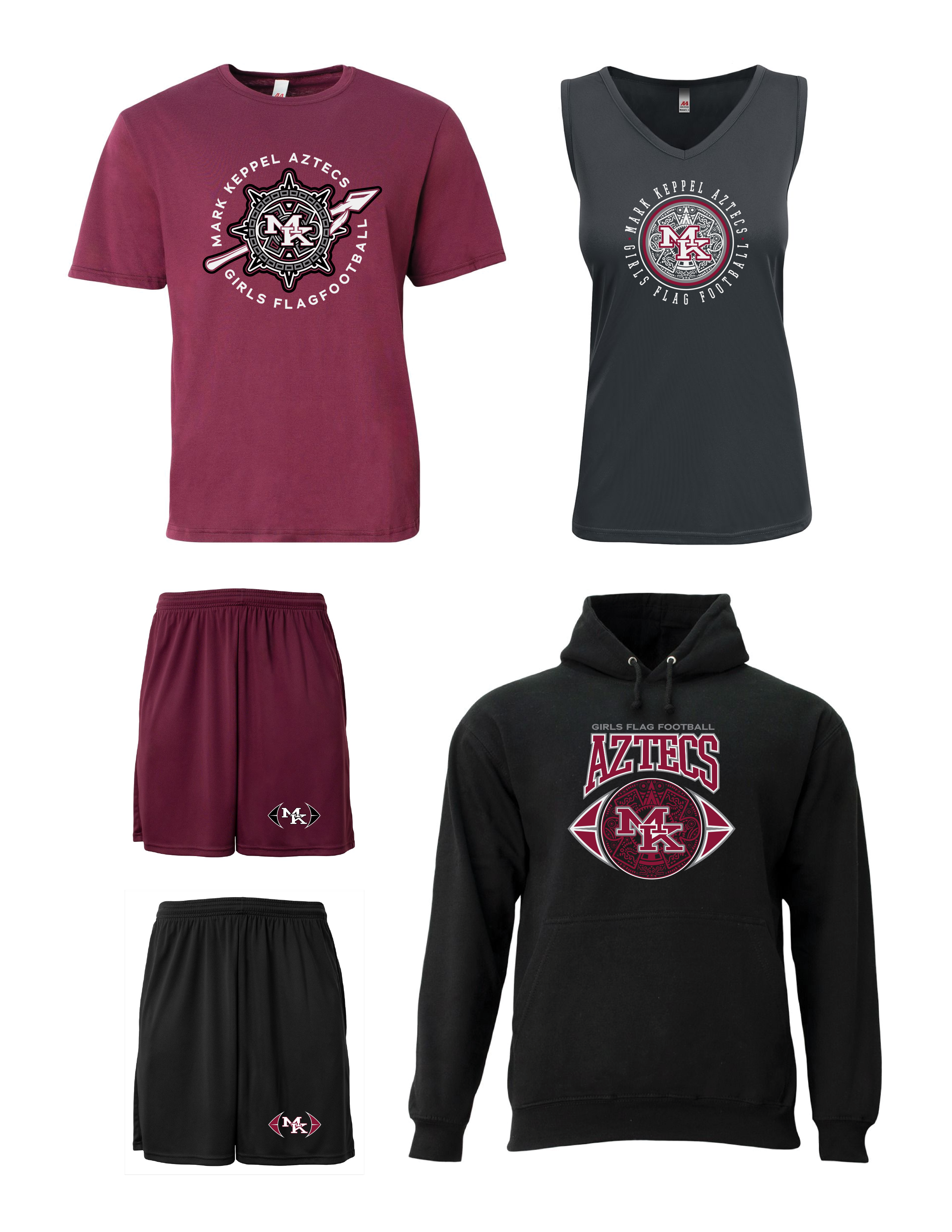 Mark Keppel Girls Flag Football Spirit Pack – Harris Apparel